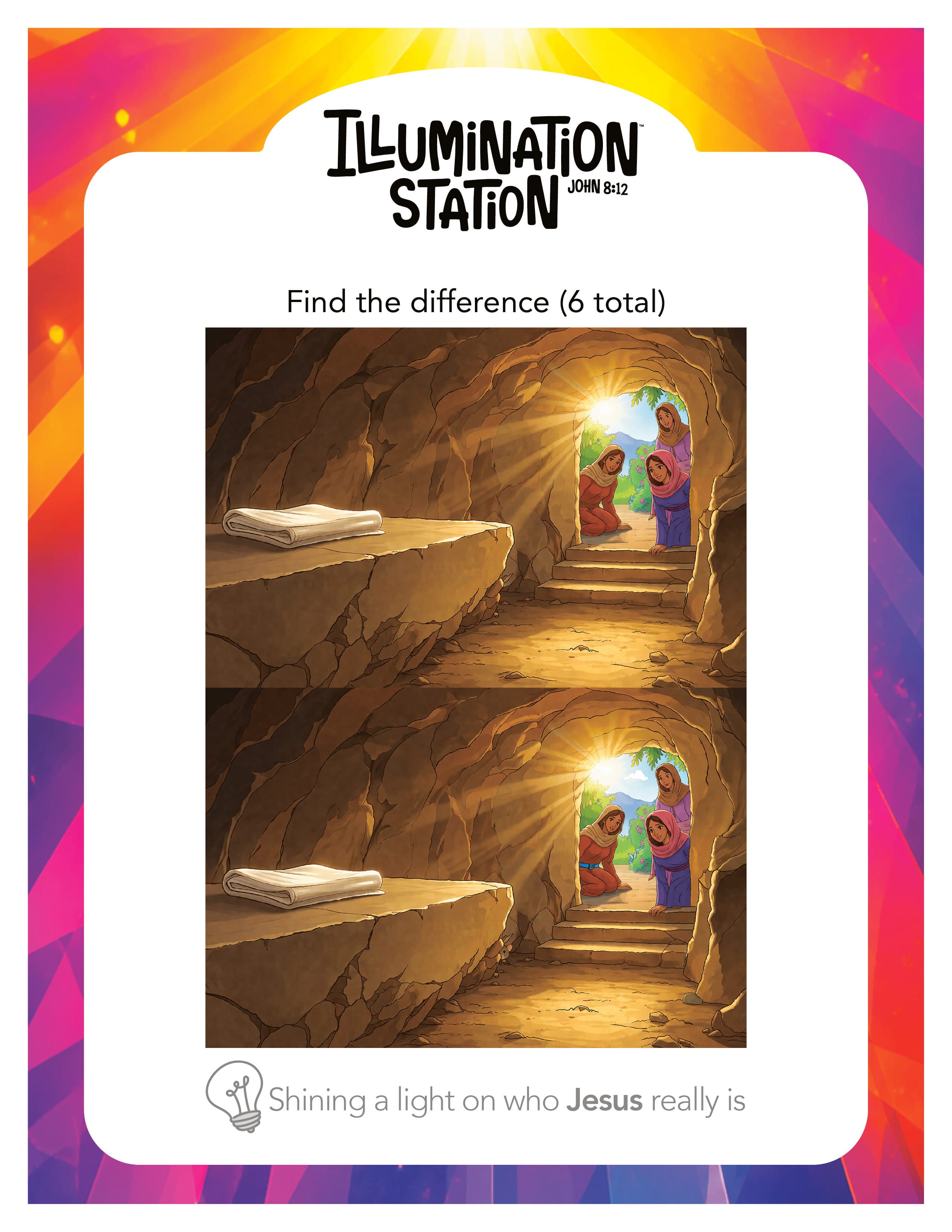 Free VBS Printables — Illumination Station 2026 | Imagination Readers